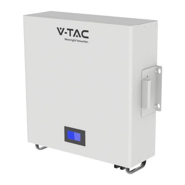 V-TAC Batteria V-tac Vt-48100e-w Lvb Litio 51v 5,12kw Motaggio A Muro